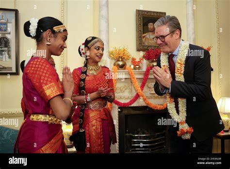 Prime Minister Sir Keir Starmer Greets Members Of The Arunima Kumar
