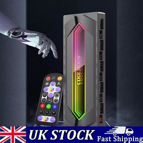 Argb And Pwm Hub Argb Controller Kit Computer Argb Fans Hub For Pc Rgb