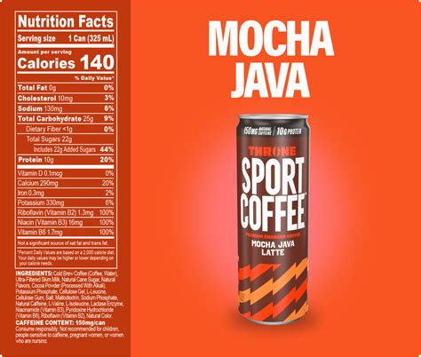 Mocha Java Latte Throne Sport Coffee