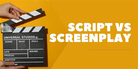 Script Vs Screenplay Whats The Real Difference
