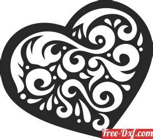 Download Heart Clipart Designs High Quality Free Dxf Files Svg