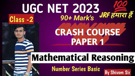 Number Series Basics Mathematical Reasoning For Ugc Net Paper 1 Ns Classes Youtube