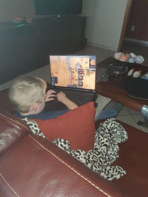 My 5 Year Old Nephew Playing Factorio R Factorio