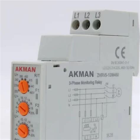 Over Voltage Protection Under Voltage Control Relay Phase Sequence Monitoring Relay Voltage