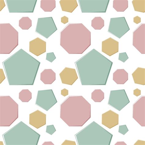 Free Vector Colorful Geometric Shapes Pattern