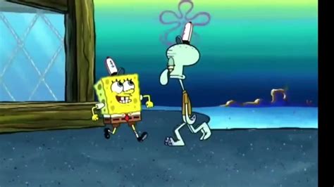 Spongebob Walking To Work