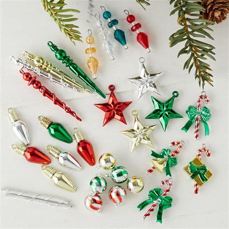 Miniature Ornaments Assortment Holiday Miniatures Dollhouse