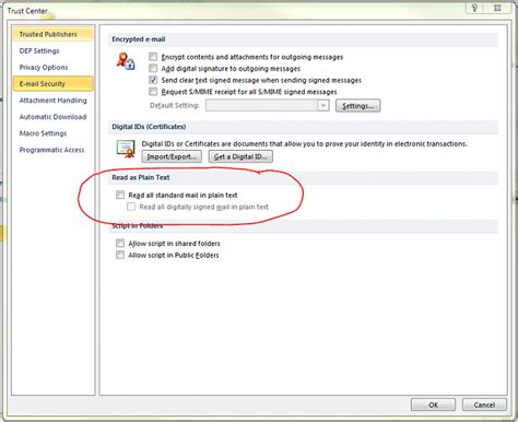 outlook 2010 html appearing as plain text windows 7 forums