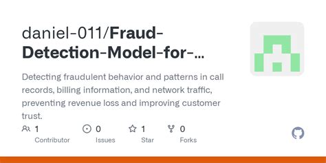 Github Daniel 011fraud Detection Model For Telecom Detecting Fraudulent Behavior And