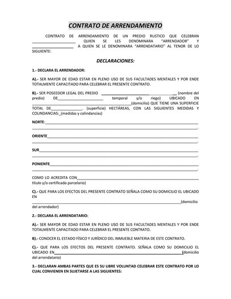 Formato Contrato De Arrendamiento Vivienda Image To U My Xxx Hot Girl