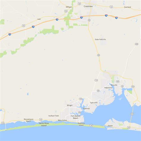 Eglin Afb Florida Map