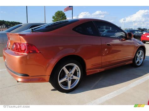 Blaze Orange Metallic 2006 Acura Rsx Type S Sports Coupe Exterior Photo