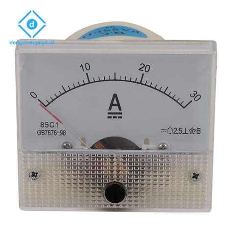 85c1 A Dc Analog Ampere Meter Panel Meter Gauge 30a Amp Gauge Current