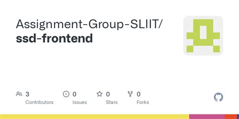 Github Assignment Group Sliitssd Frontend