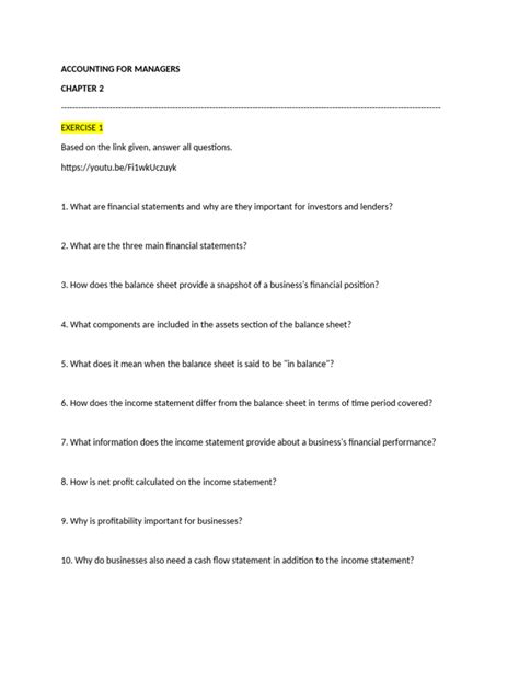 Chapter 2 Tutorial Question Pdf