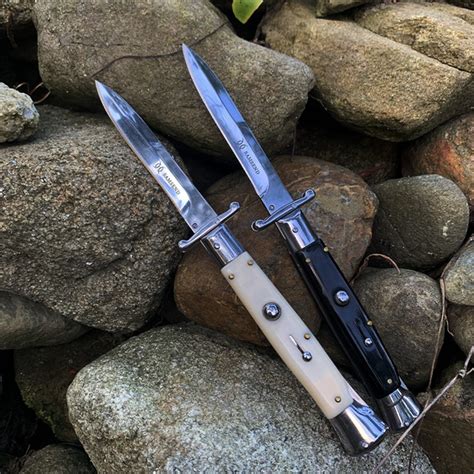 Akc Italy Stiletto Style 911 13 Switch Blade Knife Spring