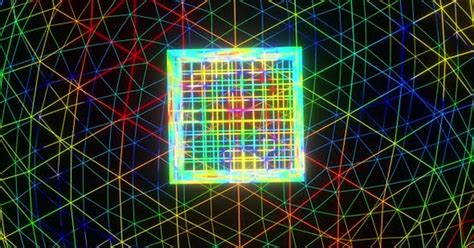 Vj Dance Colorful Cube Looping Gradient Background For For Music