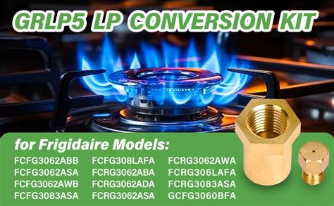 Grlp5 ™ Range Natural Gas To Propane Lp Conversion Kit