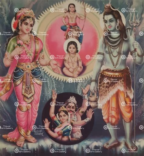 Bhamasura Mohini Shiva Maha Vishnu Ayyapan Thevar Art Gallery