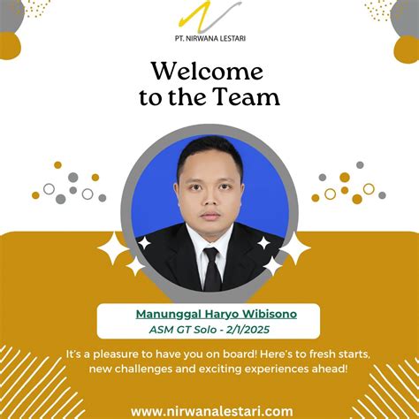 Welcome On Board Pt Nirwana Lestari Delfi Limited Group