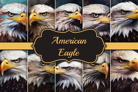 American Eagle Flag Background Graphic By Simplestyles · Creative Fabrica