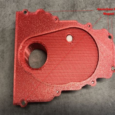 3d Printable Chevy Ls3 616 Timing Cover Remix By Canavese Daniel