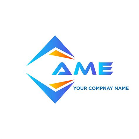 Ame Abstract Technology Logo Design On White Background Ame Creative