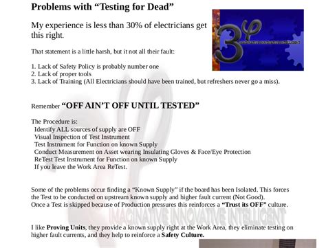 Electrical Preventative Maintenance