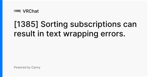 [1385] sorting subscriptions can result in text wrapping errors