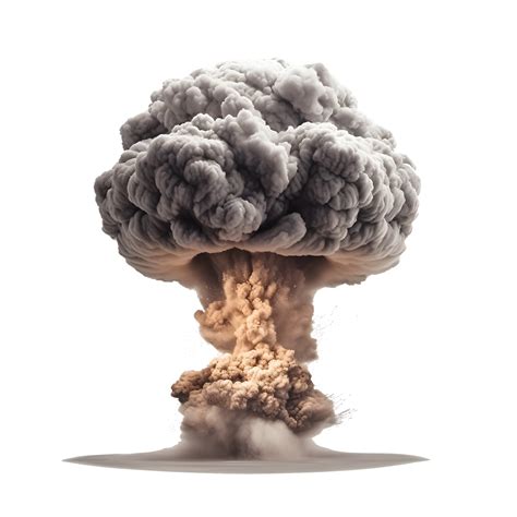 How To Draw A Nuclear Explosion Mushroom Cloud Spoken