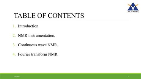 Instrumentation Of Nmr Spectrometer Pptx Radio Control Hobbies