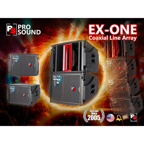 Sebiji Per Unit Ps Ex Series Ex One 10 Ex Two 12 Coaxial Passive Line Array Speaker