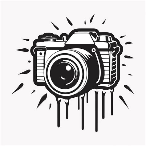 Premium Vector Vintage Camera Graffiti Art