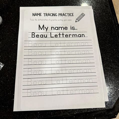 Pre K Daily Worksheet Packet Etsy