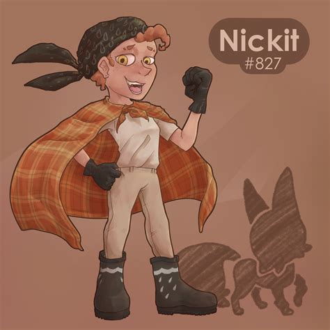 Artstation Nickit Pokémon Gijinka