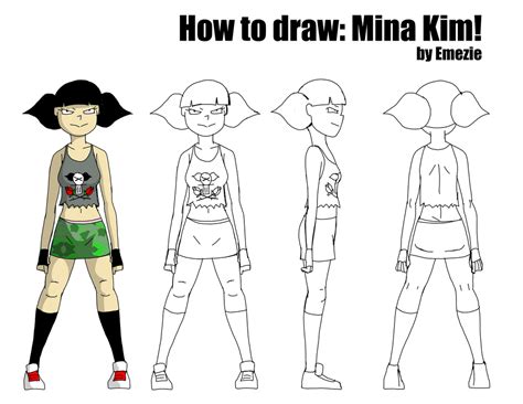 How To Draw Mina Kim By Emezie On Deviantart