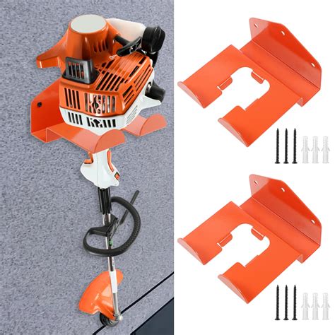 1pc2pcs Weed Trimmer Hanger Wall Mounted Grass Trimmer Rack Heavy Duty