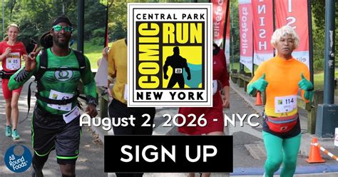2026 Nsrf Comic Run 5k And 10k Central Park