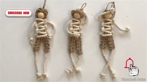 Macrame Doll “man” Macrame Patterns Macrame Patterns Tutorials