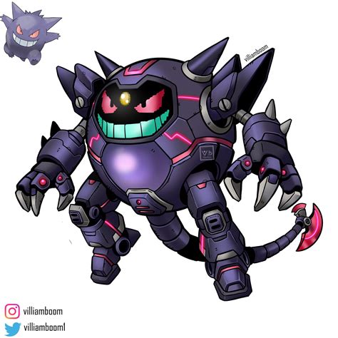 Gengar Pokemon And 1 More Drawn By Villiamboom Danbooru