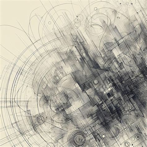 Premium Photo Handdrawn Pencil Sketch Background With Sketchy Lines