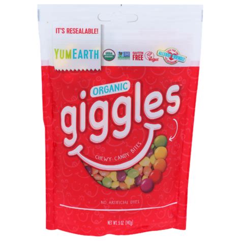Sprouts Farmers Market Yum Earth Organic Giggles Chewy Candy Bites Same