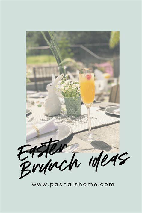 Simple Easter Brunch Menu Ideas You Will Love Pasha Is Home