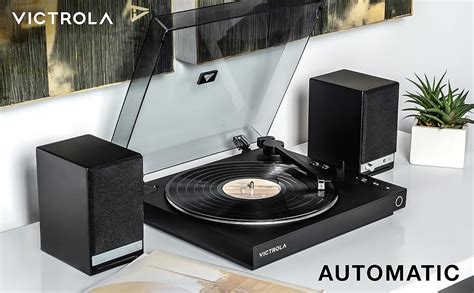 Victrola Fully Automatic Bluetooth Turntable W Audio