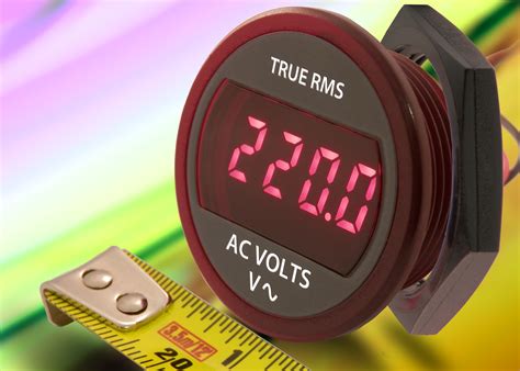 True Rms Self Powered Ac Voltmeter Fits Standard Panel Cutout