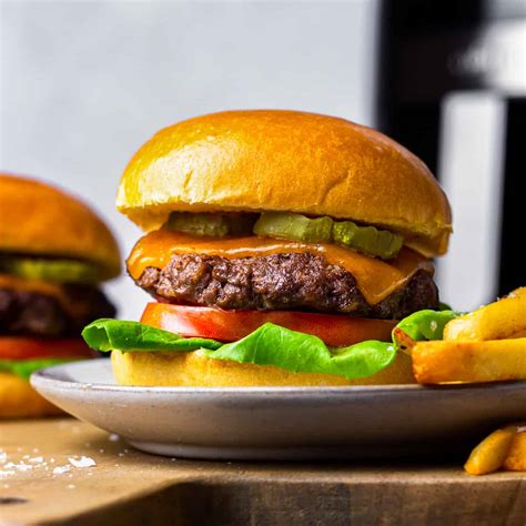 Air Fryer And Hamburgers At James Vance Blog