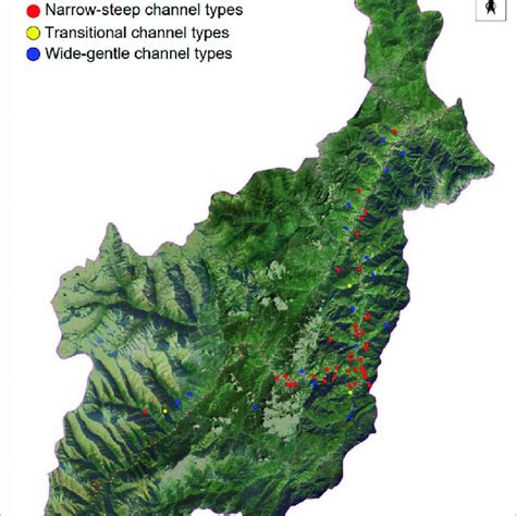 Distribution Of The 58 Debris Flow Gullies In Wenchuan Download Scientific Diagram