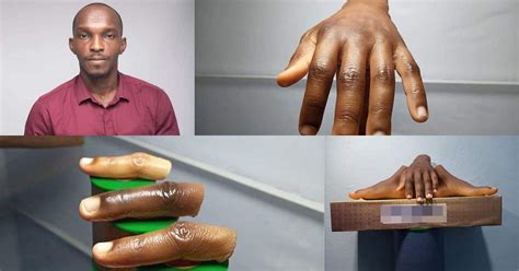 Reactions As Man Makes Artificial Dark Skinned Human Parts