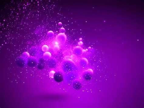 Premium Ai Image Gradient Violet Glowing Particles Background