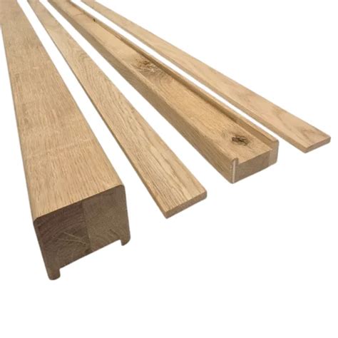 Bundle Builder Oak Modern Square Handrail And Baserail Set For 41mm